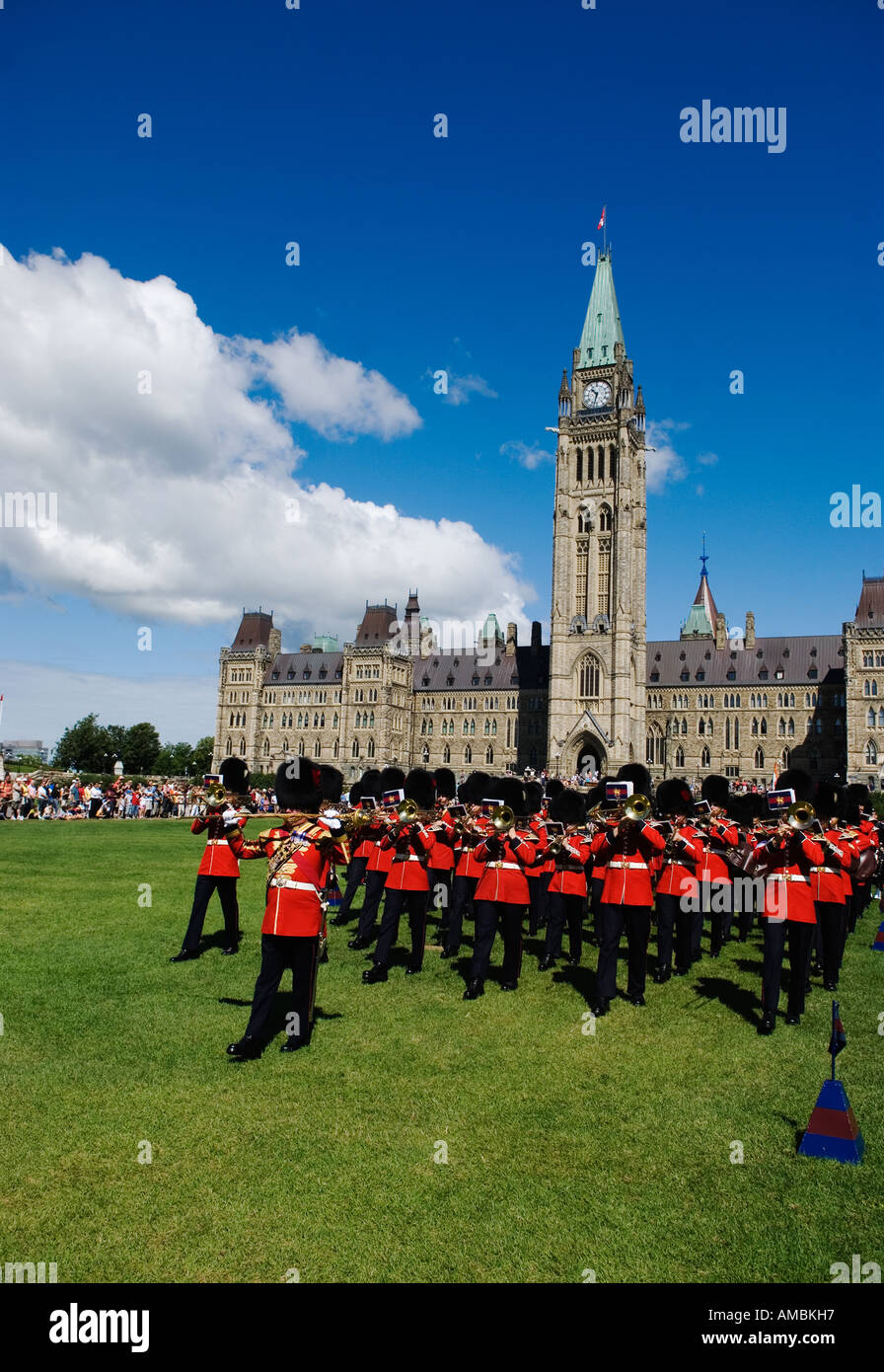 Changing of the Guard Ceremony Canadian Parliament Buildings Ottawa ...