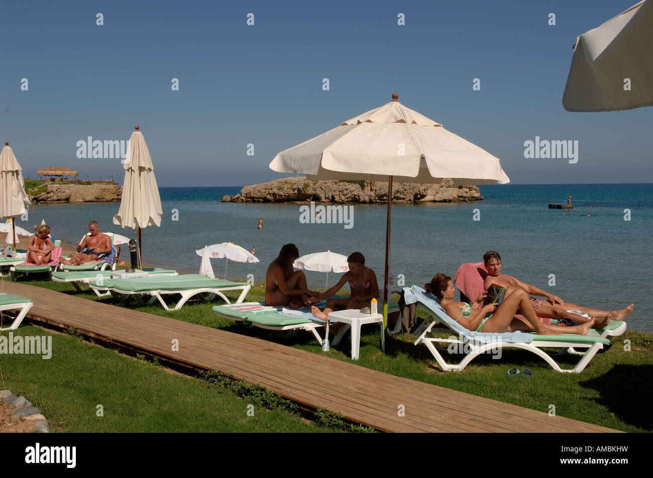Escape beach and bay, Northern Cyprus Stock Photo - Alamy