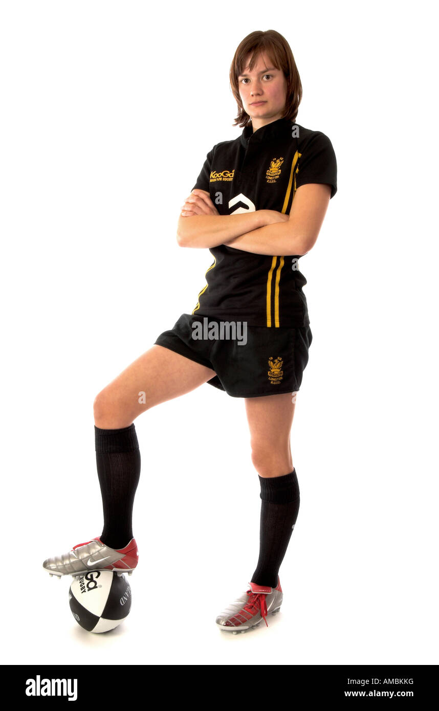 Female rugby player hi-res stock photography and images - Alamy