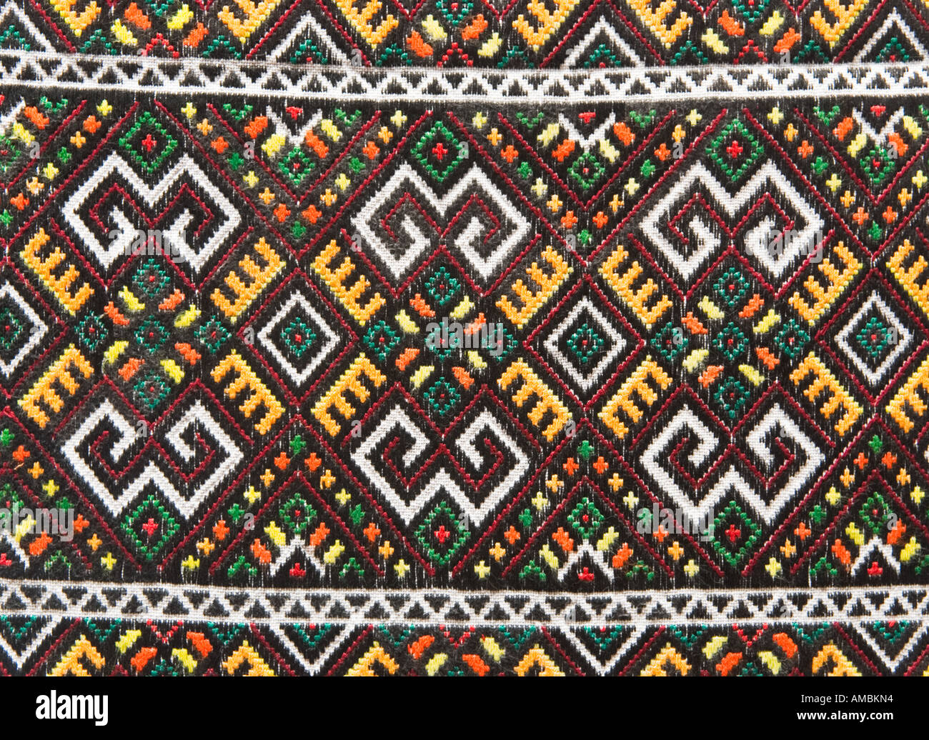 Hand embroidered textile design typical to Western Ukraine Stock Photo ...