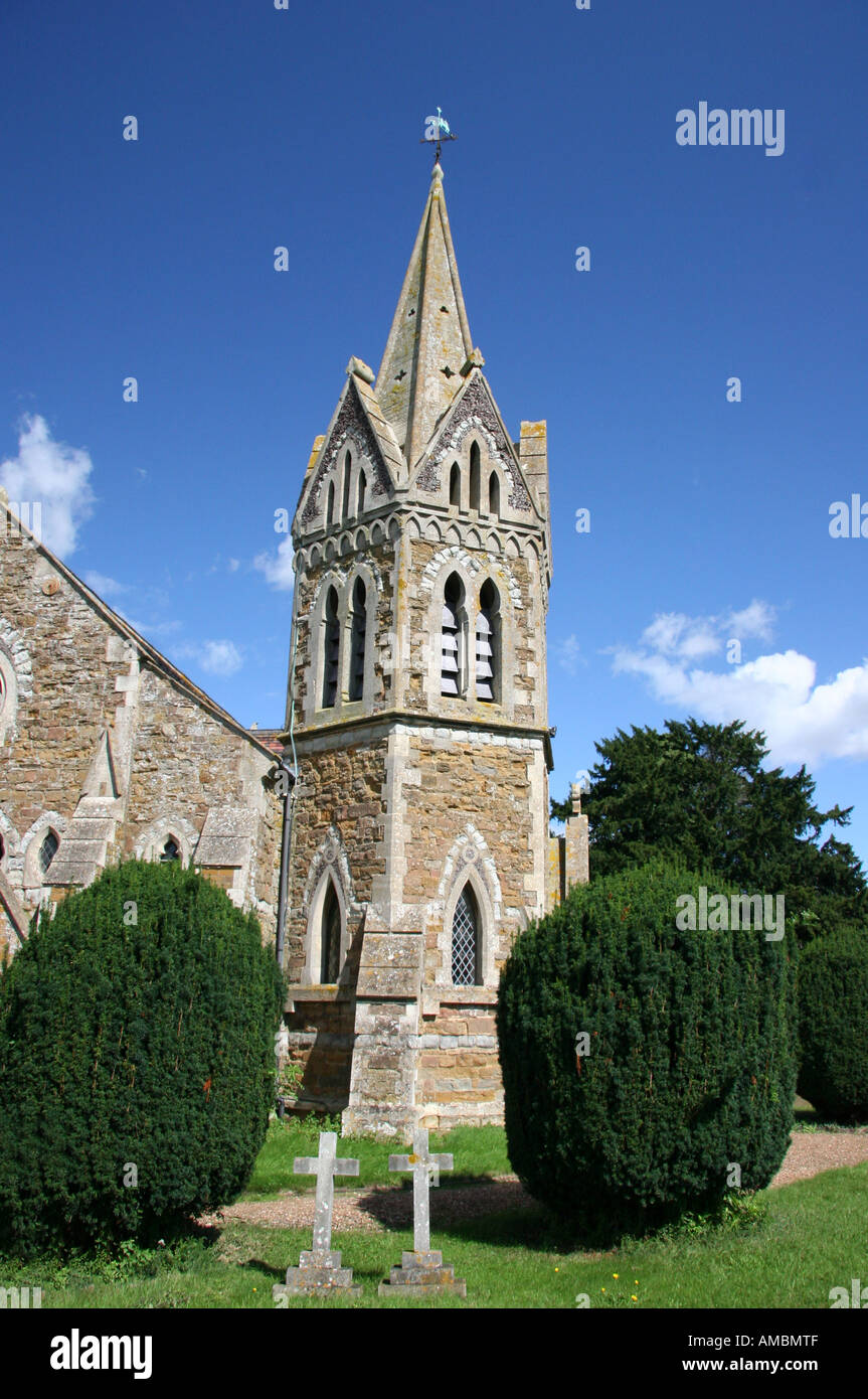 Lower Shuckburgh Parish Church: St. John the Baptist Stock Photo - Alamy