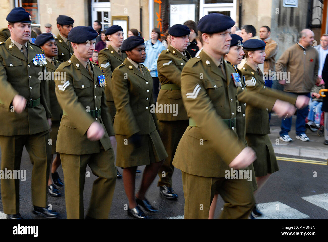 pic martin phelps 11 11 07 remembrance day parade chippenham Stock ...