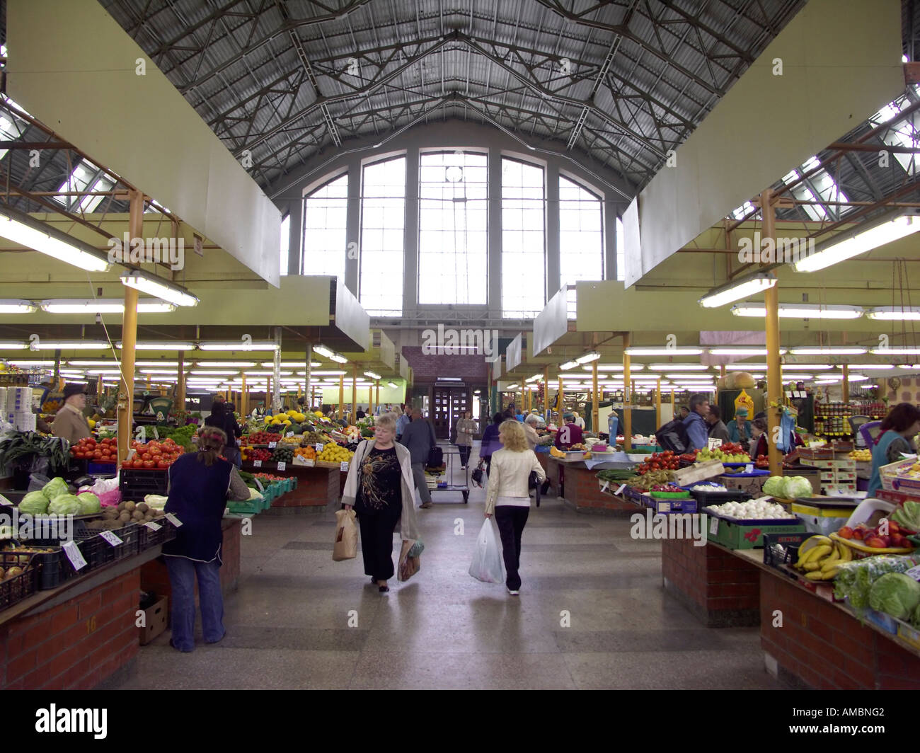 Riga latvia inside central market hi-res stock photography and images ...