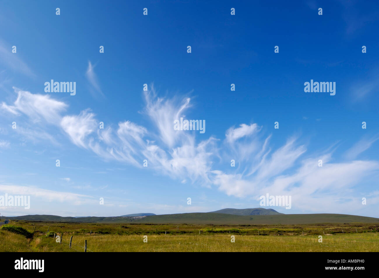Big sky over Achill Island, County Mayo, Ireland Stock Photo - Alamy