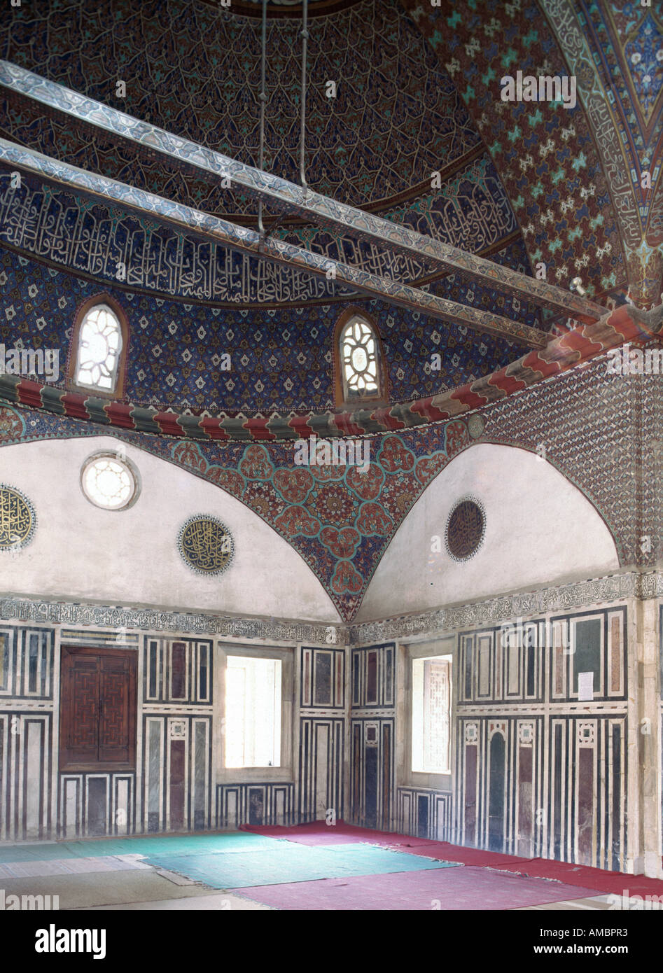 Interior, mosque of Suleyman Pasha, citadel, Cairo, Egypt Stock Photo ...
