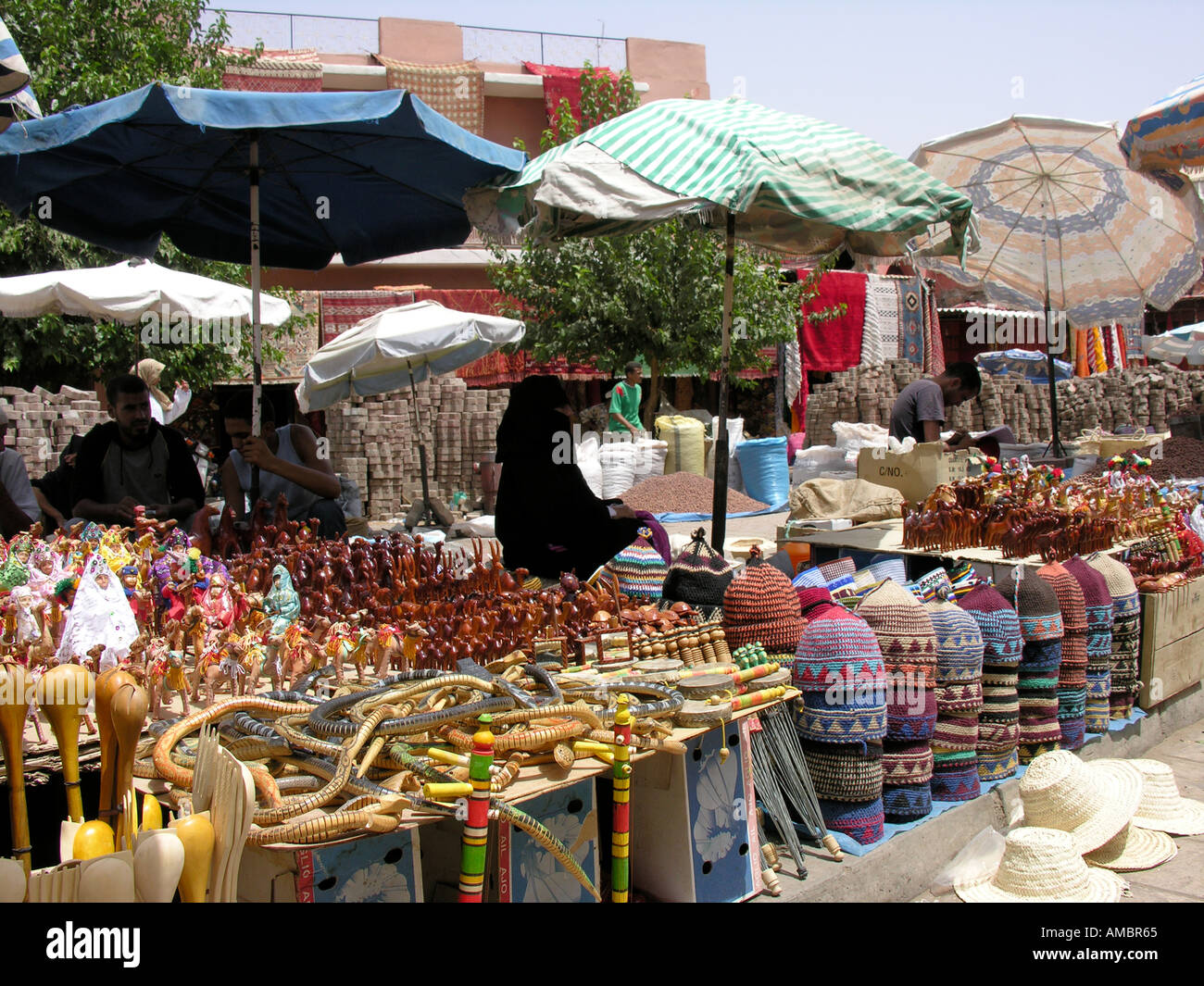 Marrakech in Morocco square Jemaa Fna Stock Photo - Alamy