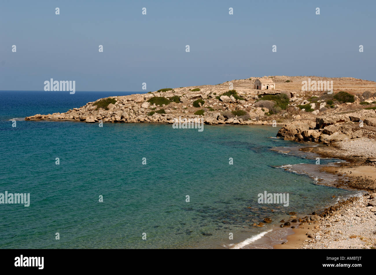 A beautiful empty bay in Northern Cyprus Stock Photo - Alamy