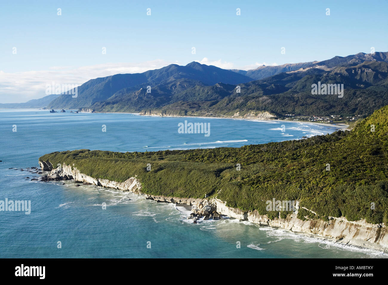 Point Elizabeth near Greymouth West Coast South Island New Zealand ...