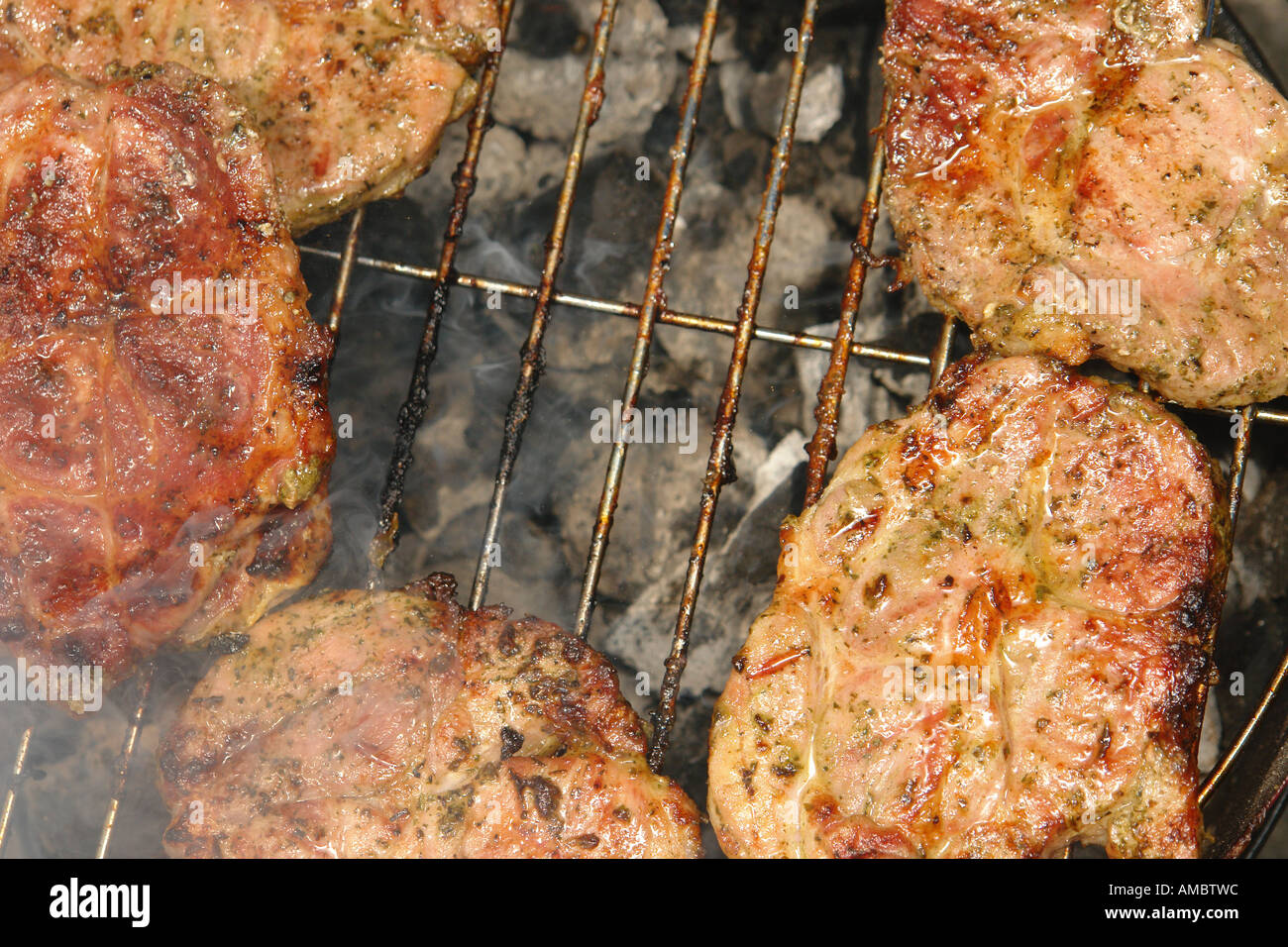 meat on the grill Stock Photo - Alamy