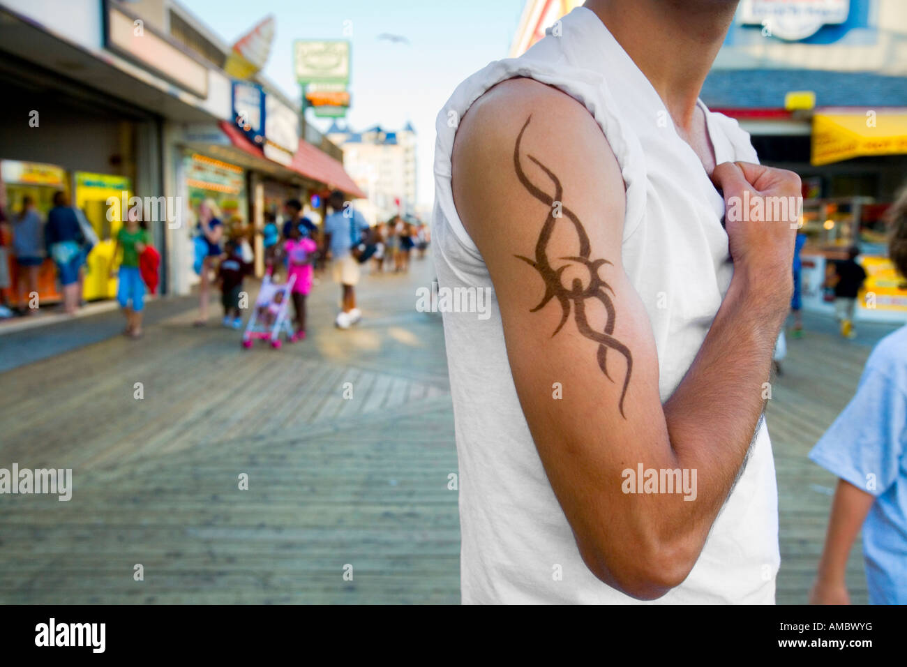 Henna Tattoo Arm Men