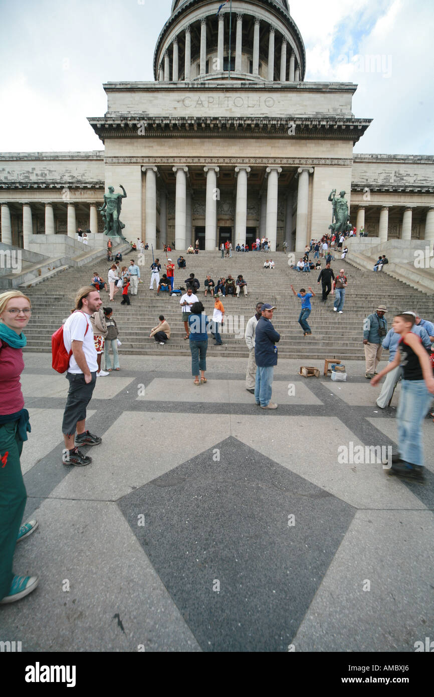 Cuba La Habana Capitolio Building Havana Cuba a replica of the capitol ...