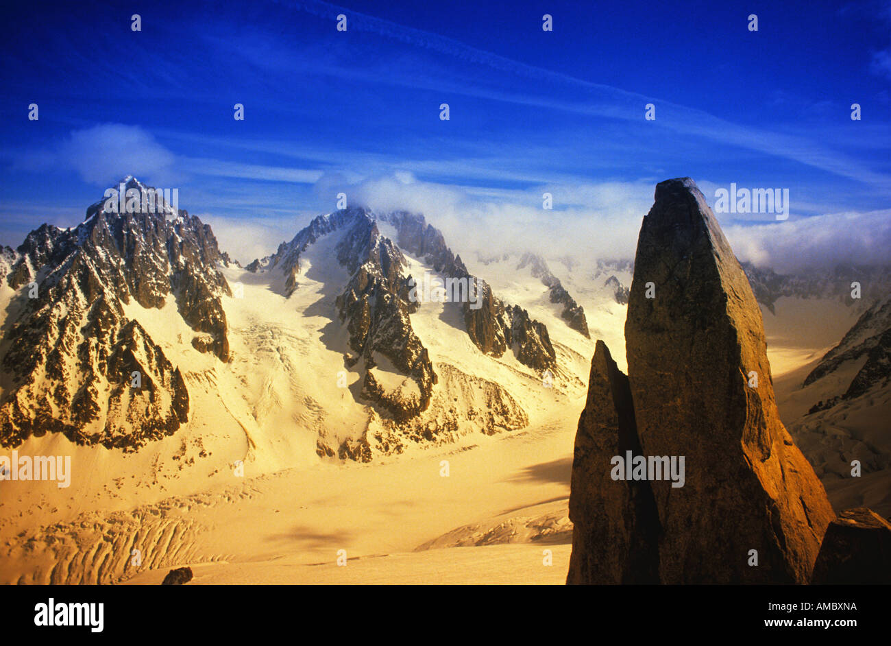 Mont Blanc - France Stock Photo - Alamy