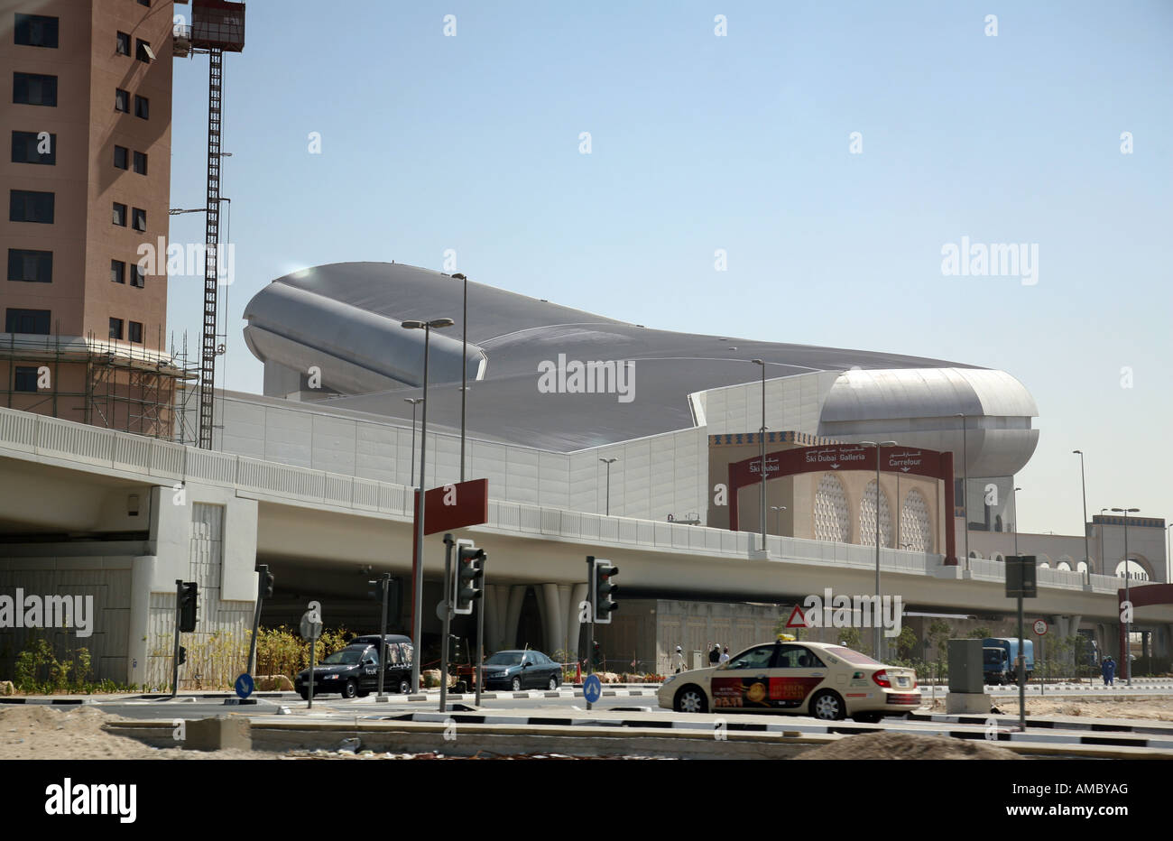 Ski Dubai from the outside, Dubai, UAE Stock Photo - Alamy