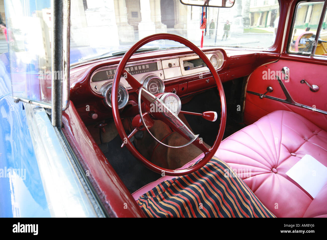 1950s car interior hi-res stock photography and images - Alamy