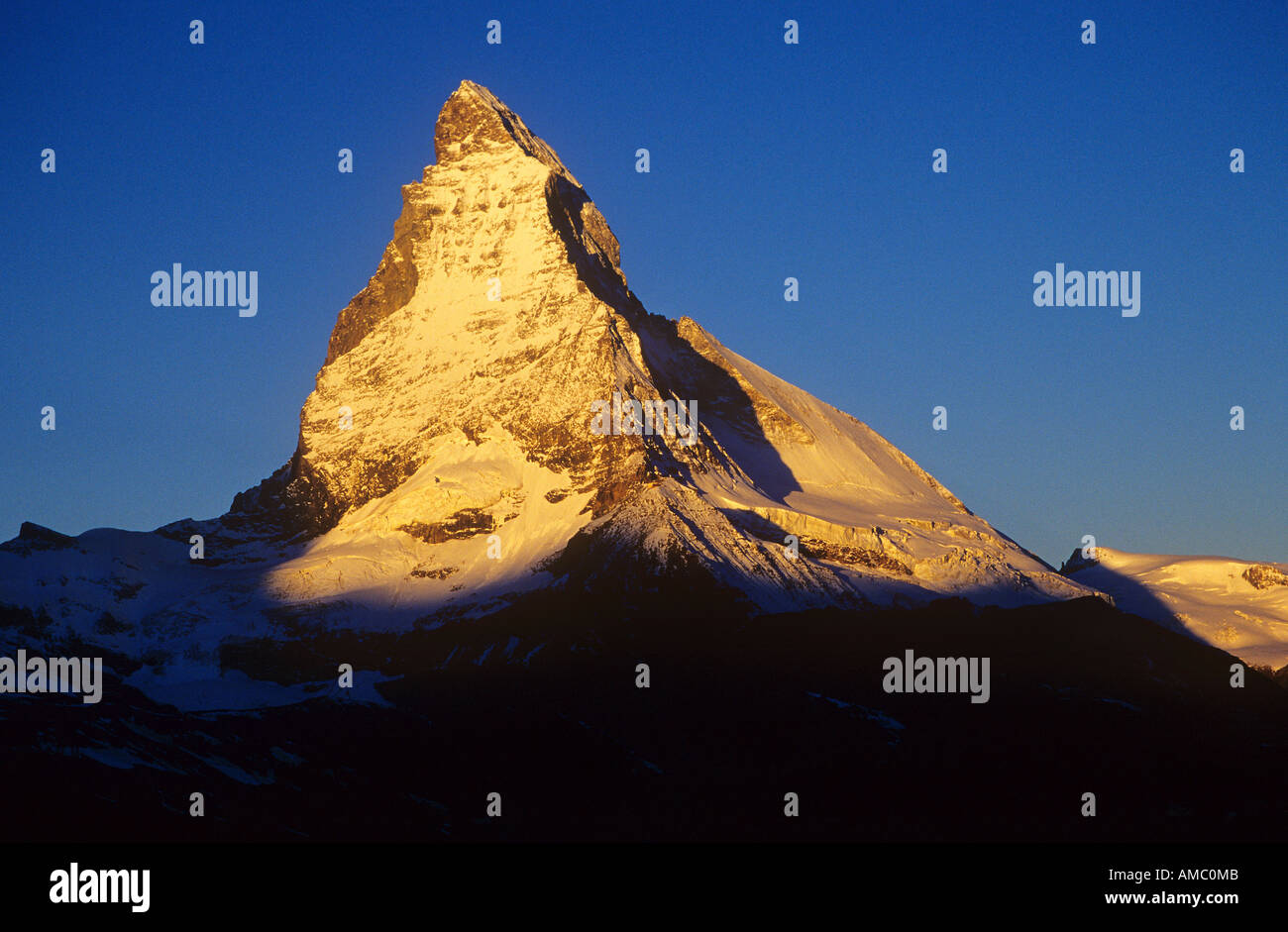 Matterhorn alps mountain Stock Photo - Alamy