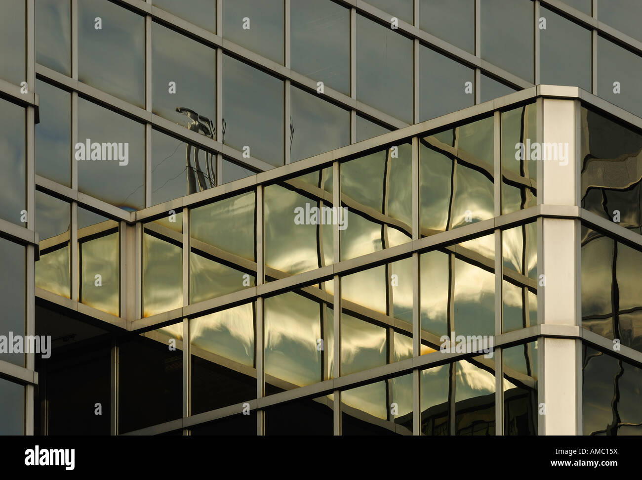 Reflective glass buildings Stock Photo - Alamy
