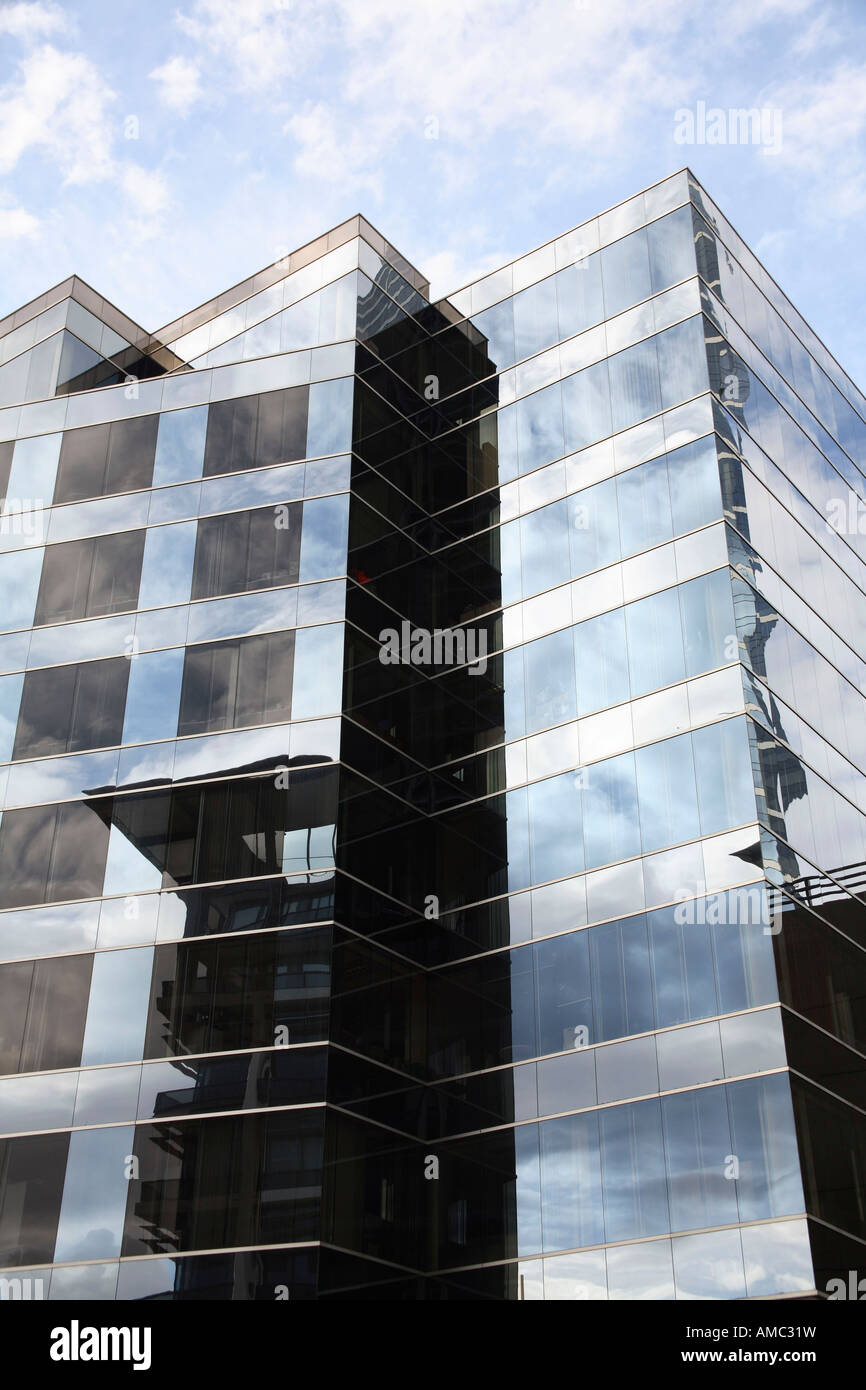 Modern Australian steel and glass building on Southbank Melbourne ...
