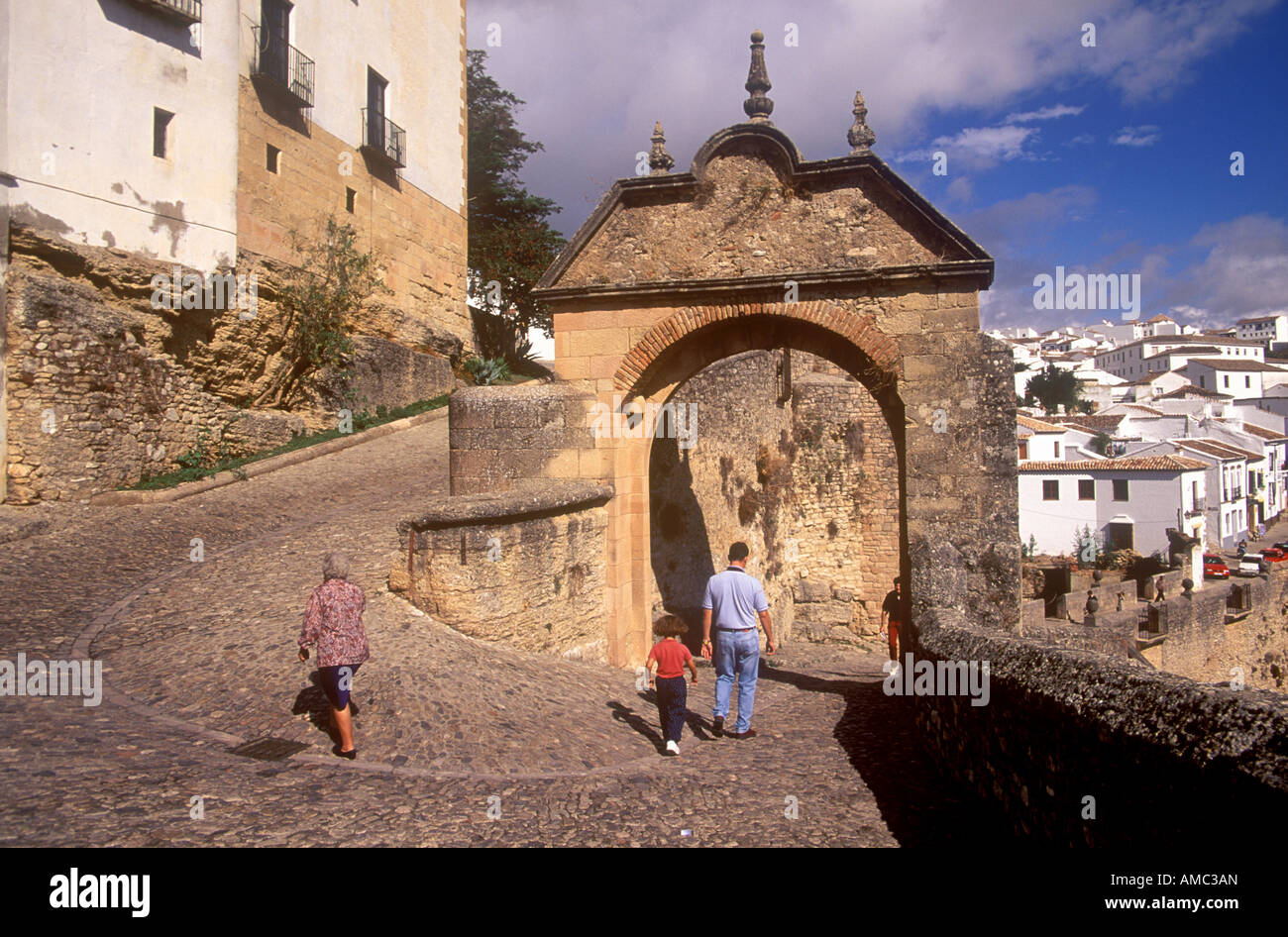 Ronda - Gate of Philip V Stock Photo - Alamy
