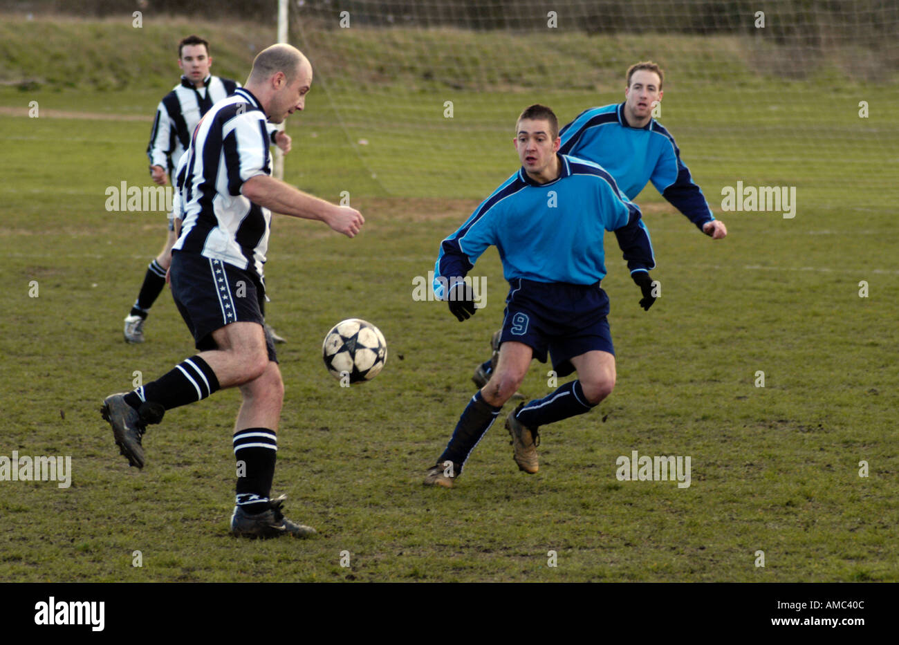 The local football match Stock Photo - Alamy