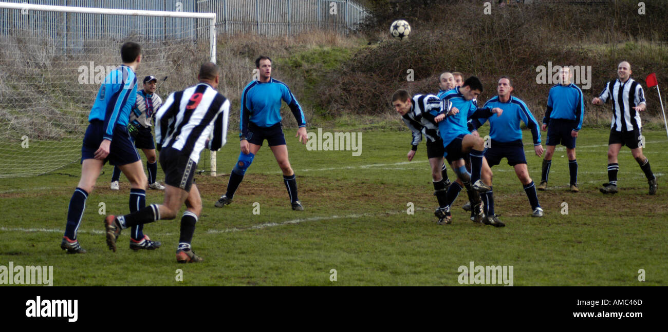 The local football match Stock Photo - Alamy