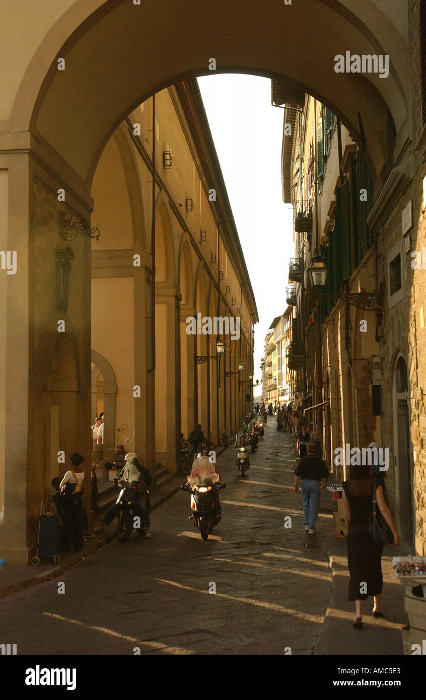 Florence Italy Europe alley cityscape door doorway dwelling entrance ...