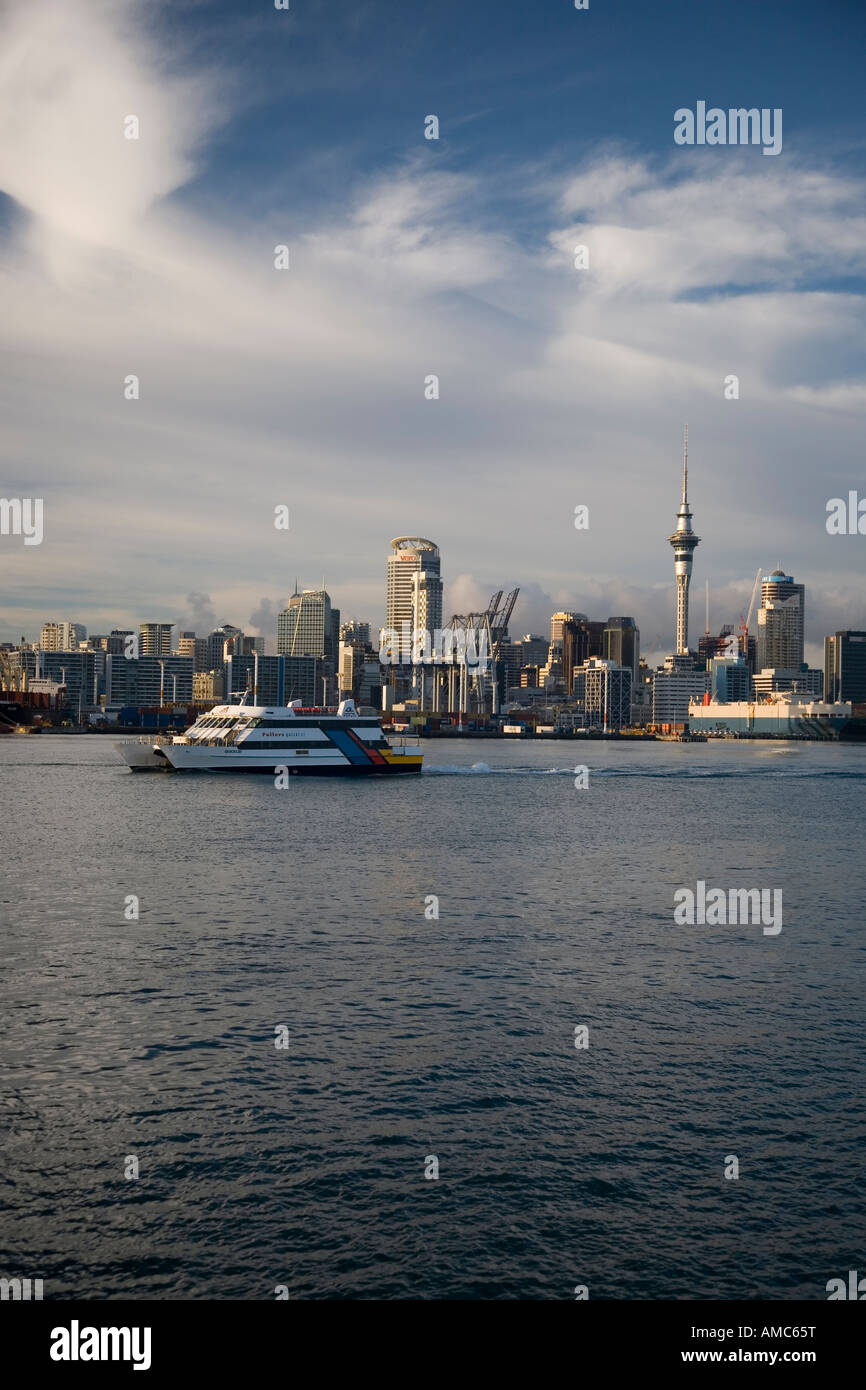 Auckland from the Devonport Ferry Stock Photo - Alamy