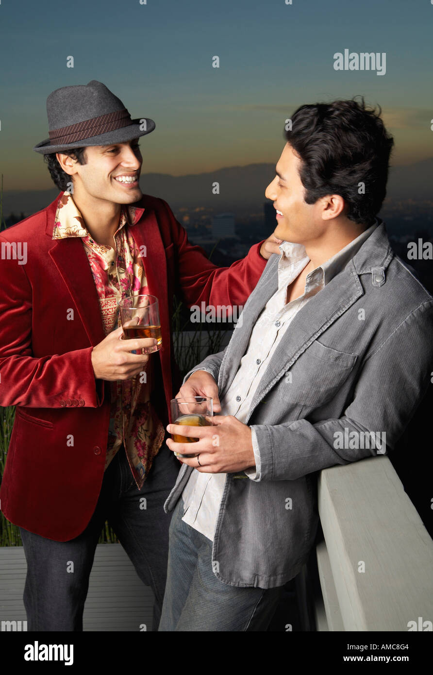 Two Friends Talking Stock Photo - Alamy