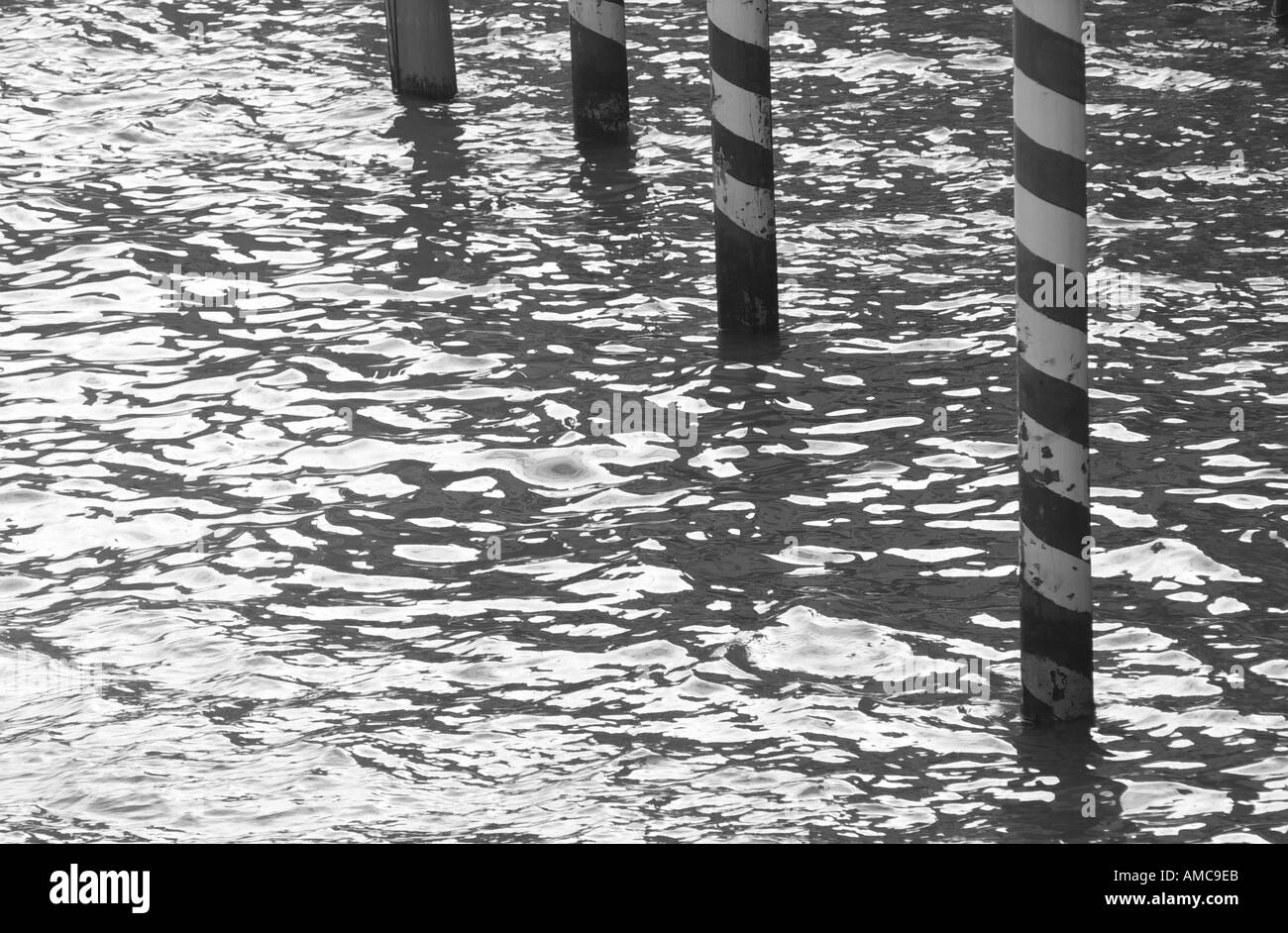 Striped Poles Black and White Stock Photos & Images - Alamy