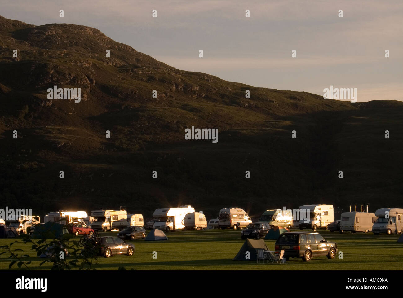 Campsite Ullapool Scotland Stock Photo - Alamy