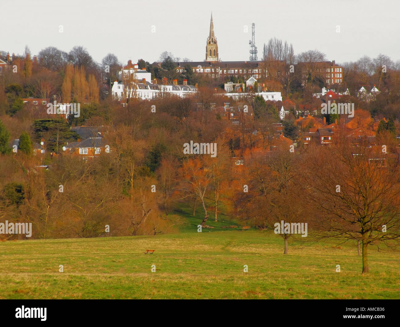 Highgate village from hampstead heath hi-res stock photography and ...