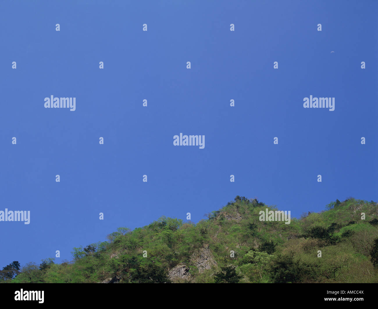Mountain and blue sky, Tama, Tokyo Prefecture, Japan Stock Photo - Alamy