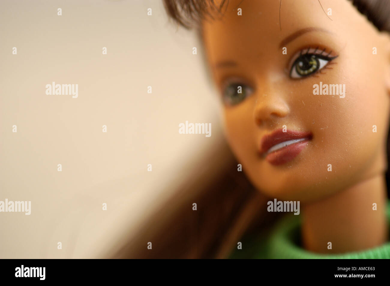 A close-up view of a Barbie Doll Stock Photo - Alamy
