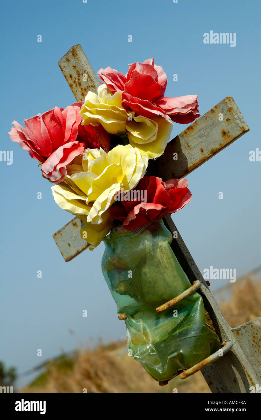Metal made Cross Stock Photo - Alamy