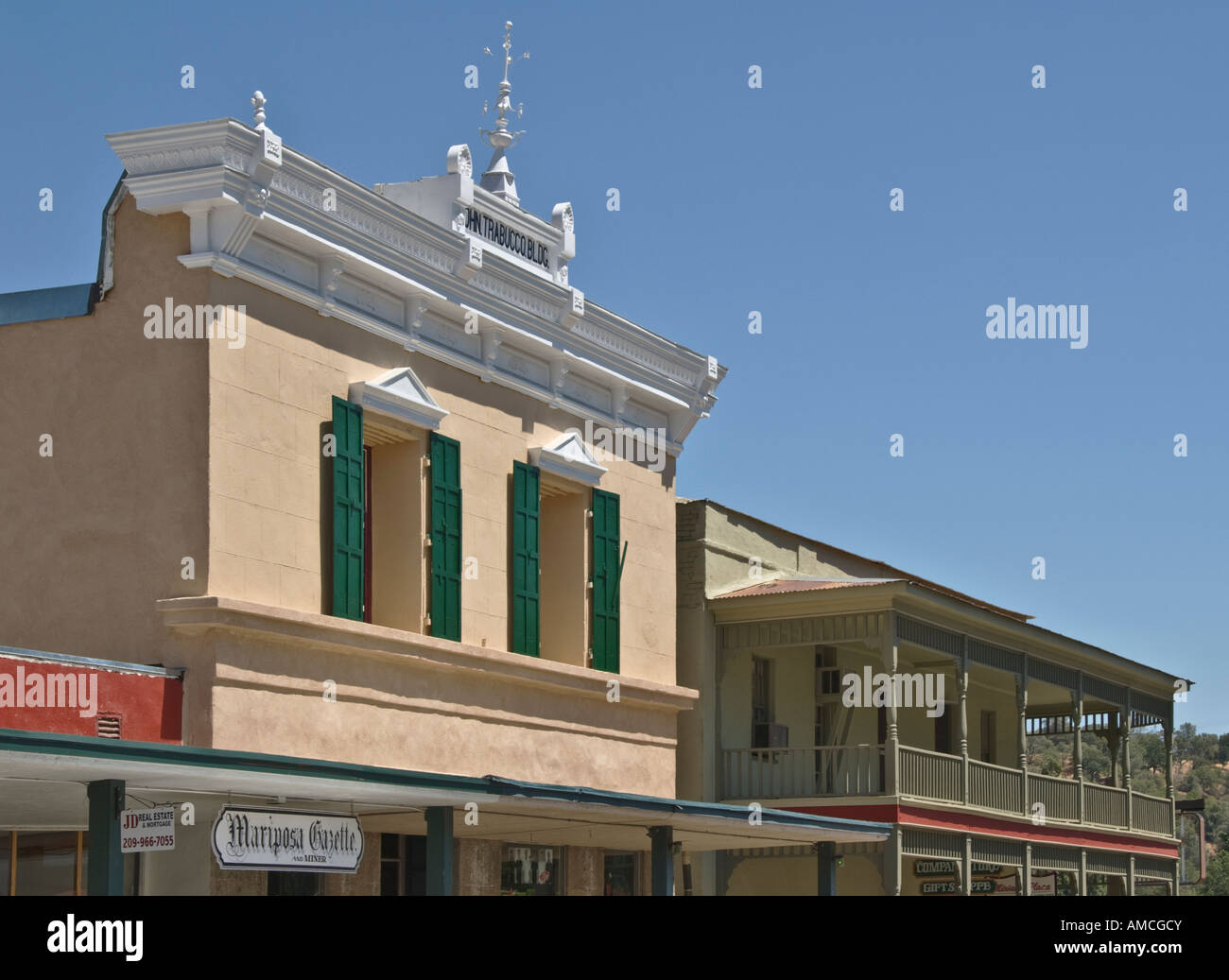 California Gold Country Mariposa County town of Mariposa historic ...