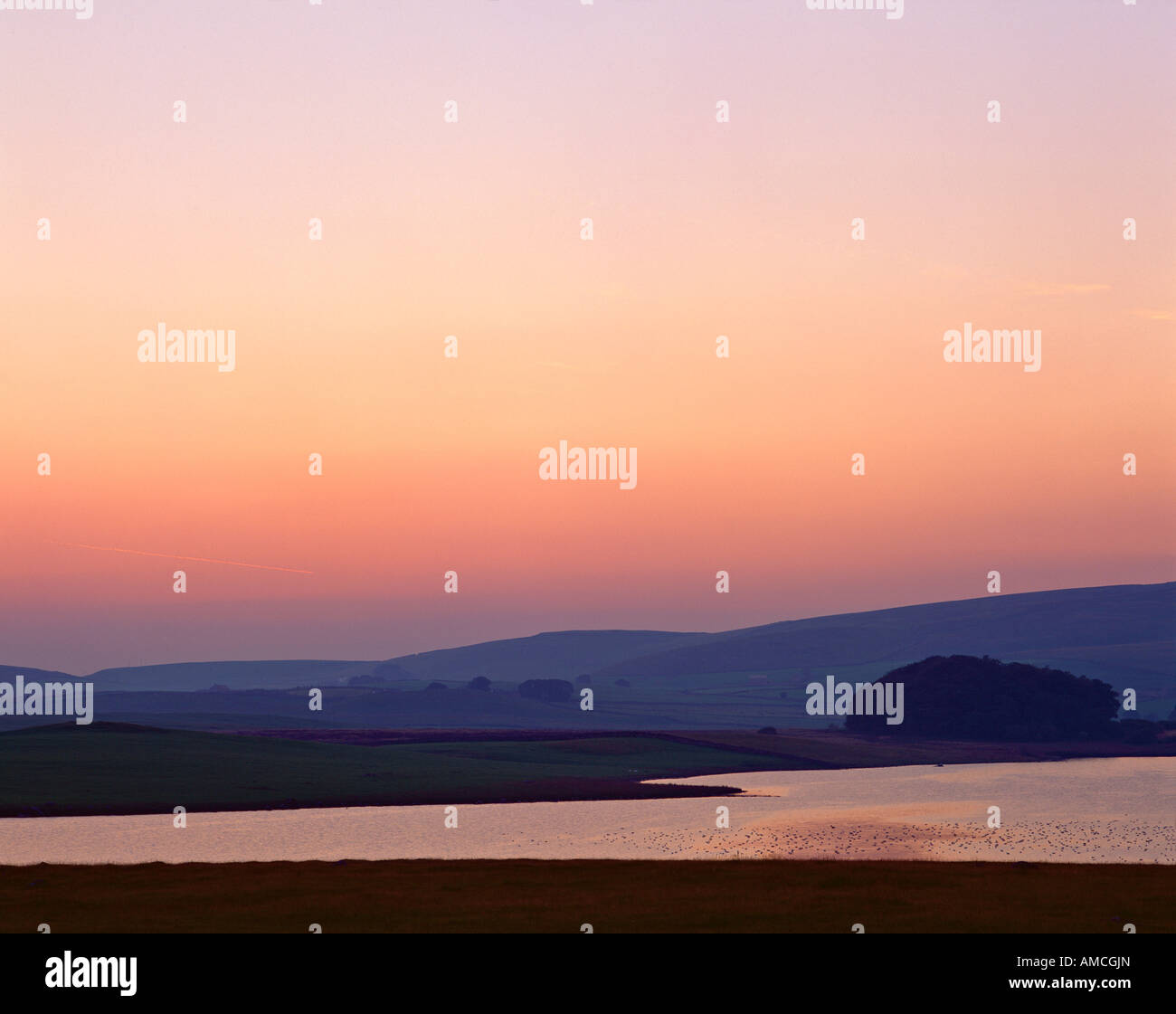 Malham Tarn, Malham, Yorkshire, UK, in the Yorkshire Dales National ...