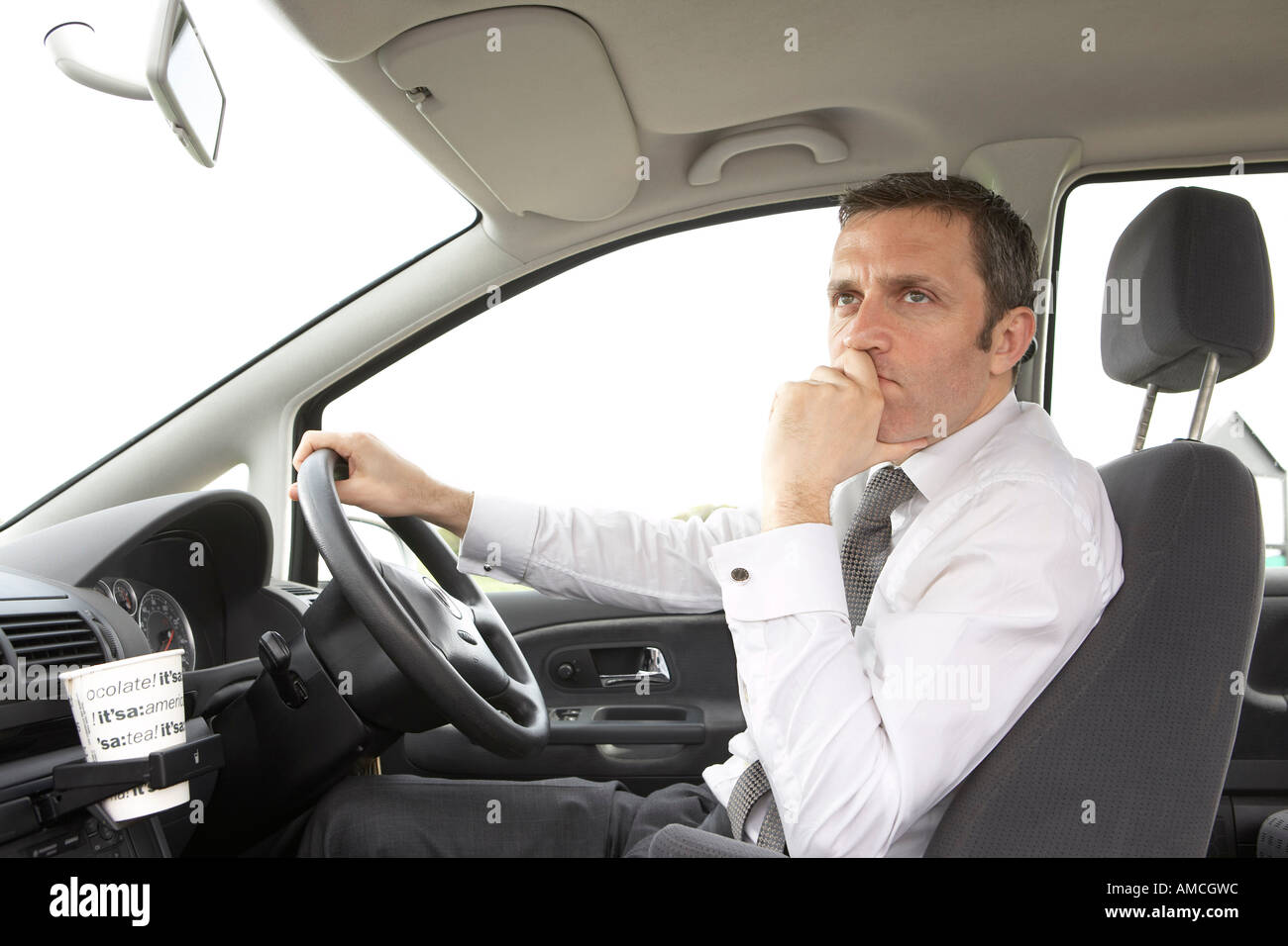 Portrait of Driver Stock Photo - Alamy