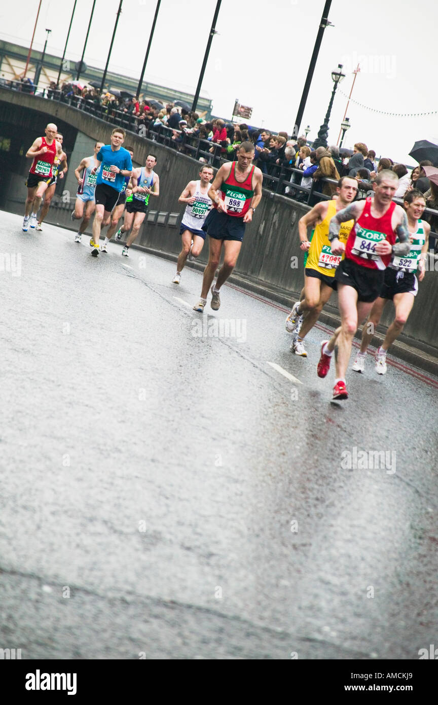 Runners competing in the london marathon, UK Stock Photo - Alamy