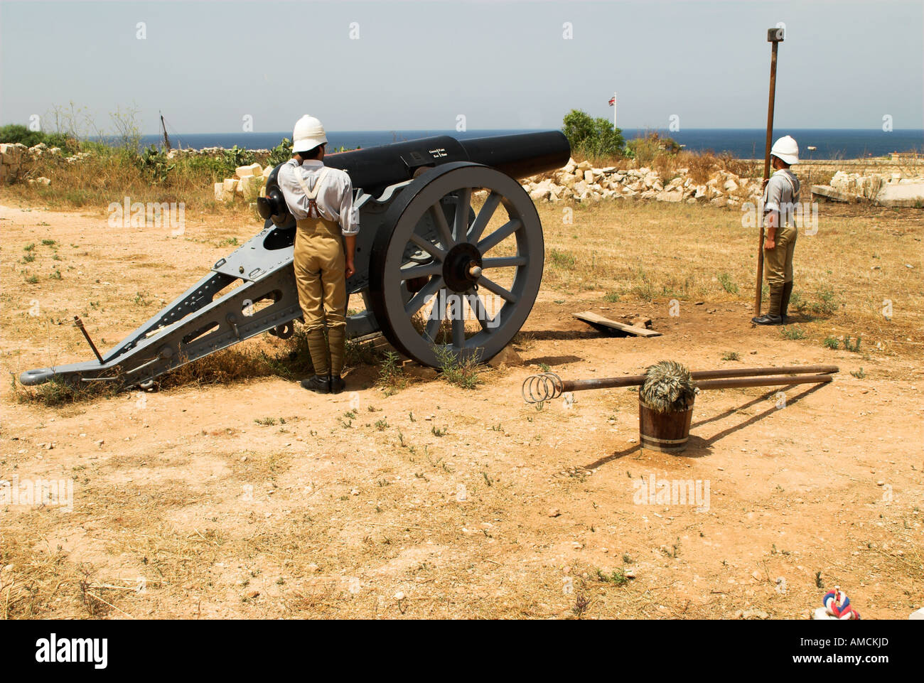 Fort Rinella malta Stock Photo - Alamy