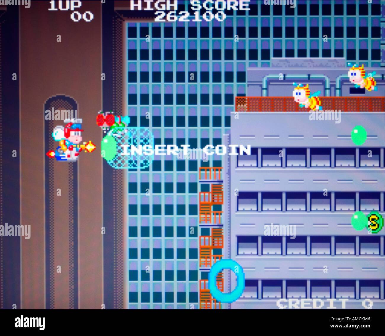 Insector X Taito Corp 1989 vintage arcade videogame screenshot ...