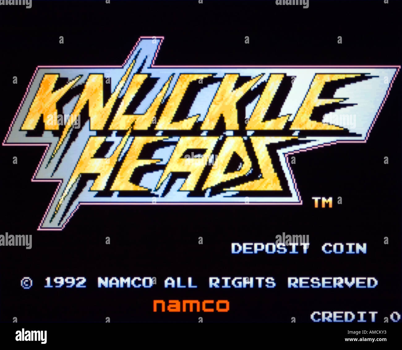 Knuckle Heads Namco 1992 vintage arcade videogame screenshot ...