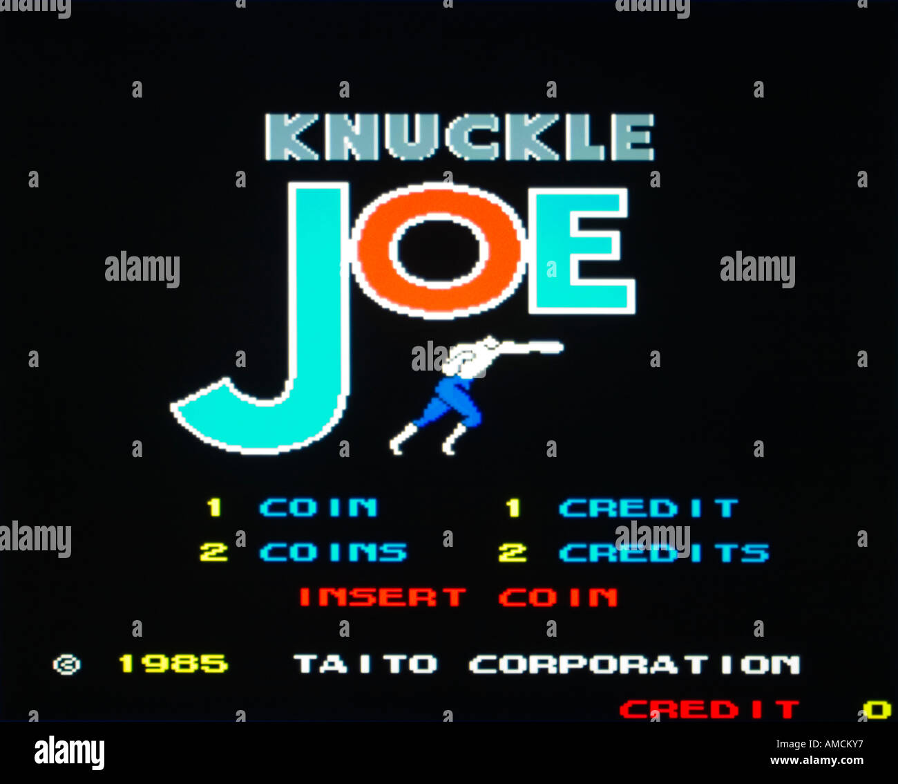 Knuckle Joe Taito Corp 1985 vintage arcade videogame screenshot ...