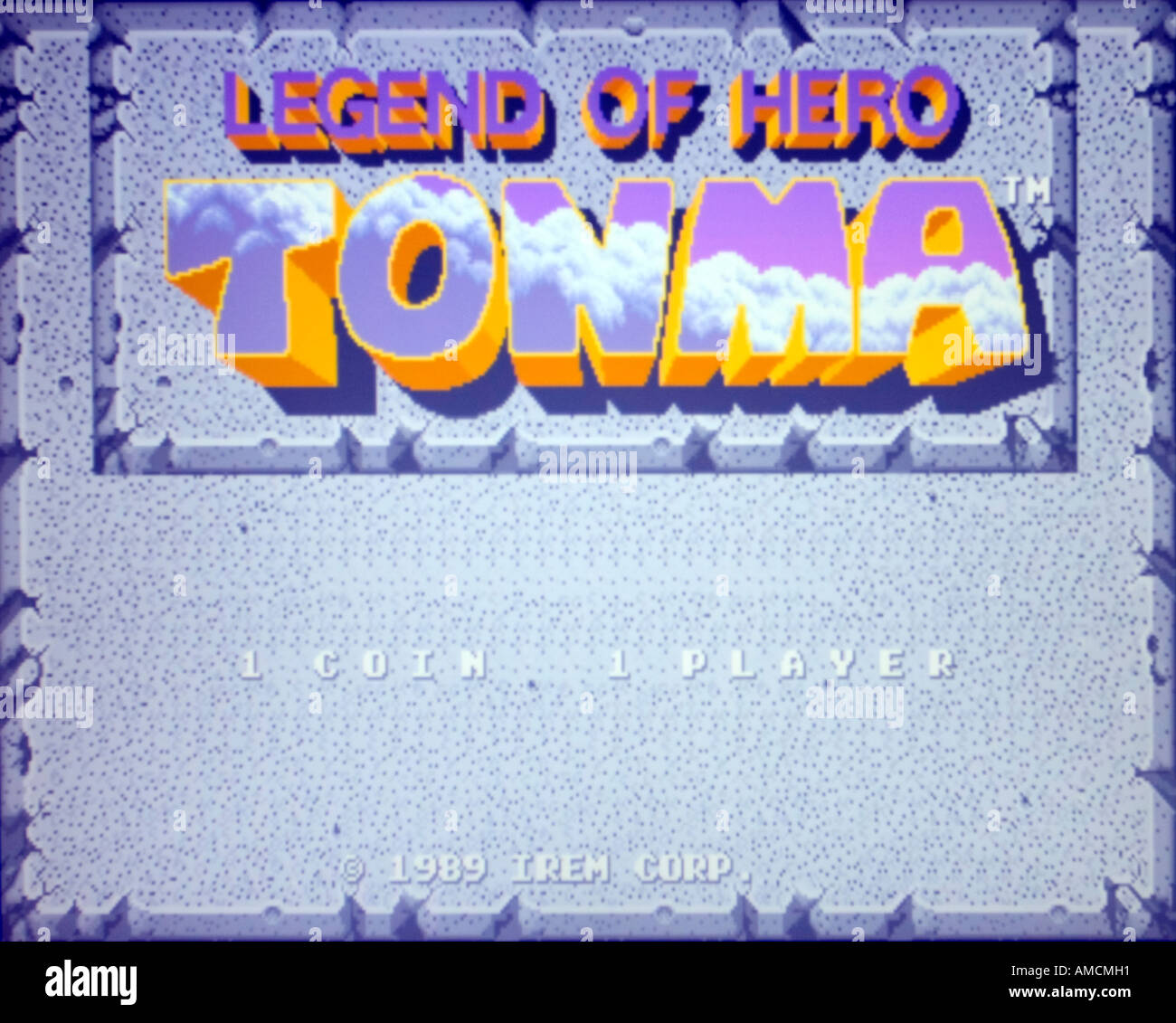Legend of Hero Tonma Irem Corp 1989 vintage arcade videogame screenshot ...