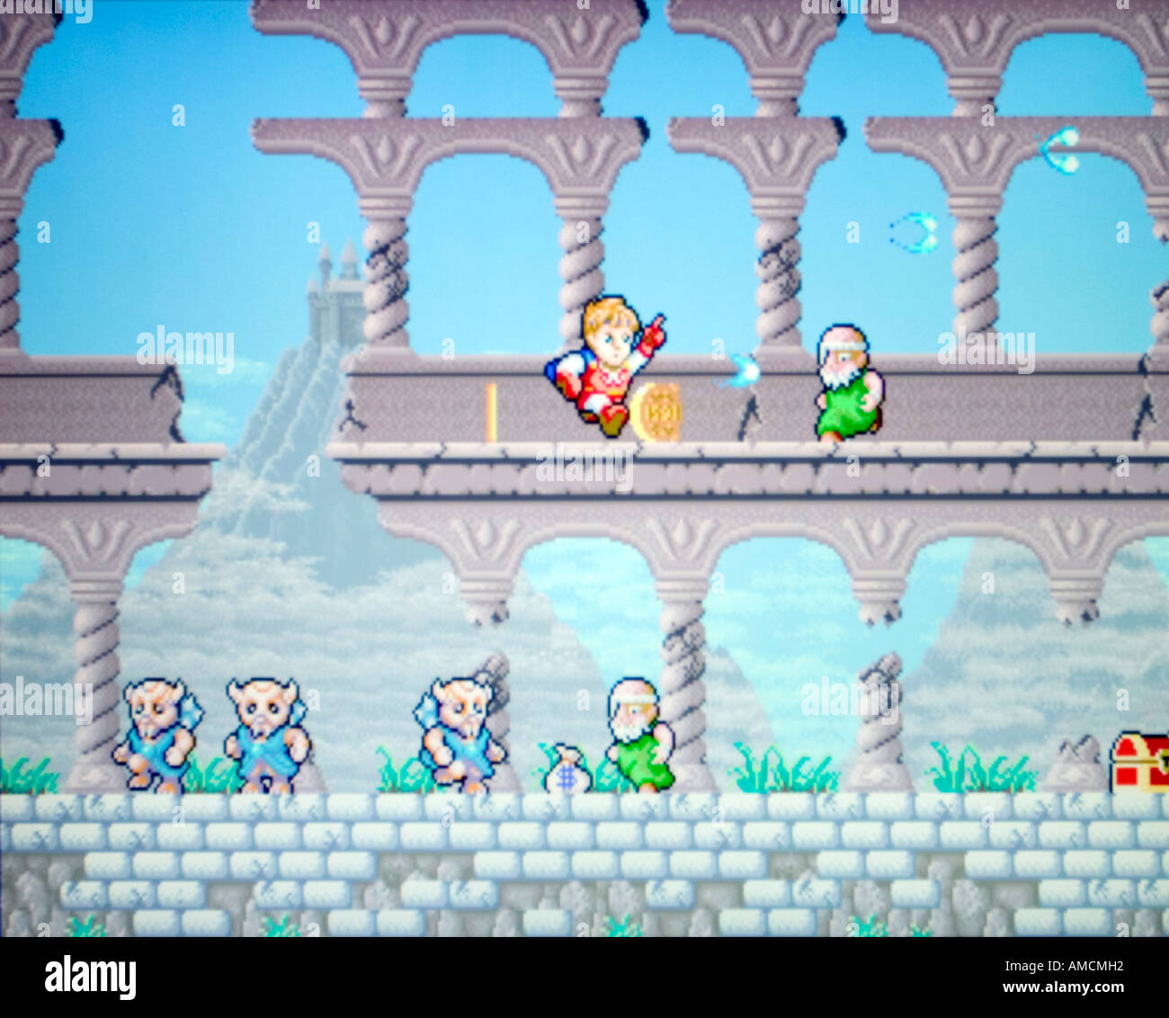 Legend of Hero Tonma Irem Corp 1989 vintage arcade videogame screenshot ...