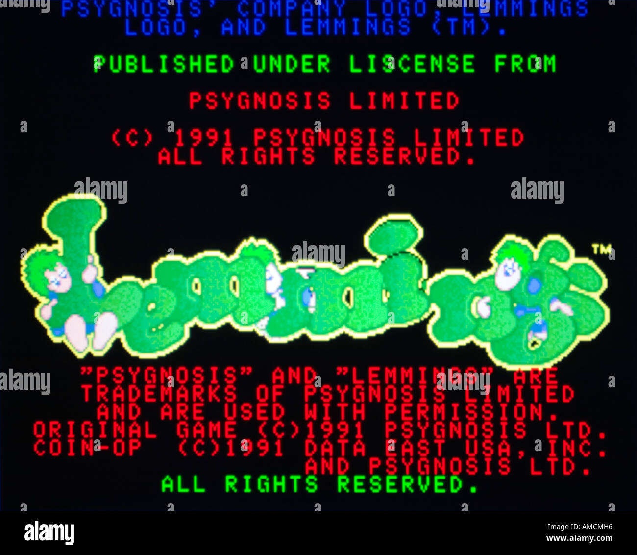 Psygnosis game screenshot hi-res stock photography and images - Alamy
