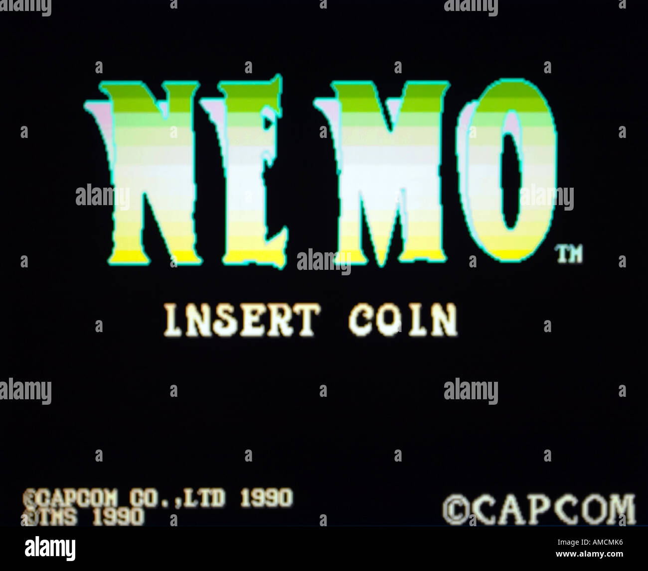 Nemo Capcom 1990 vintage arcade videogame screenshot - EDITORIAL USE ...