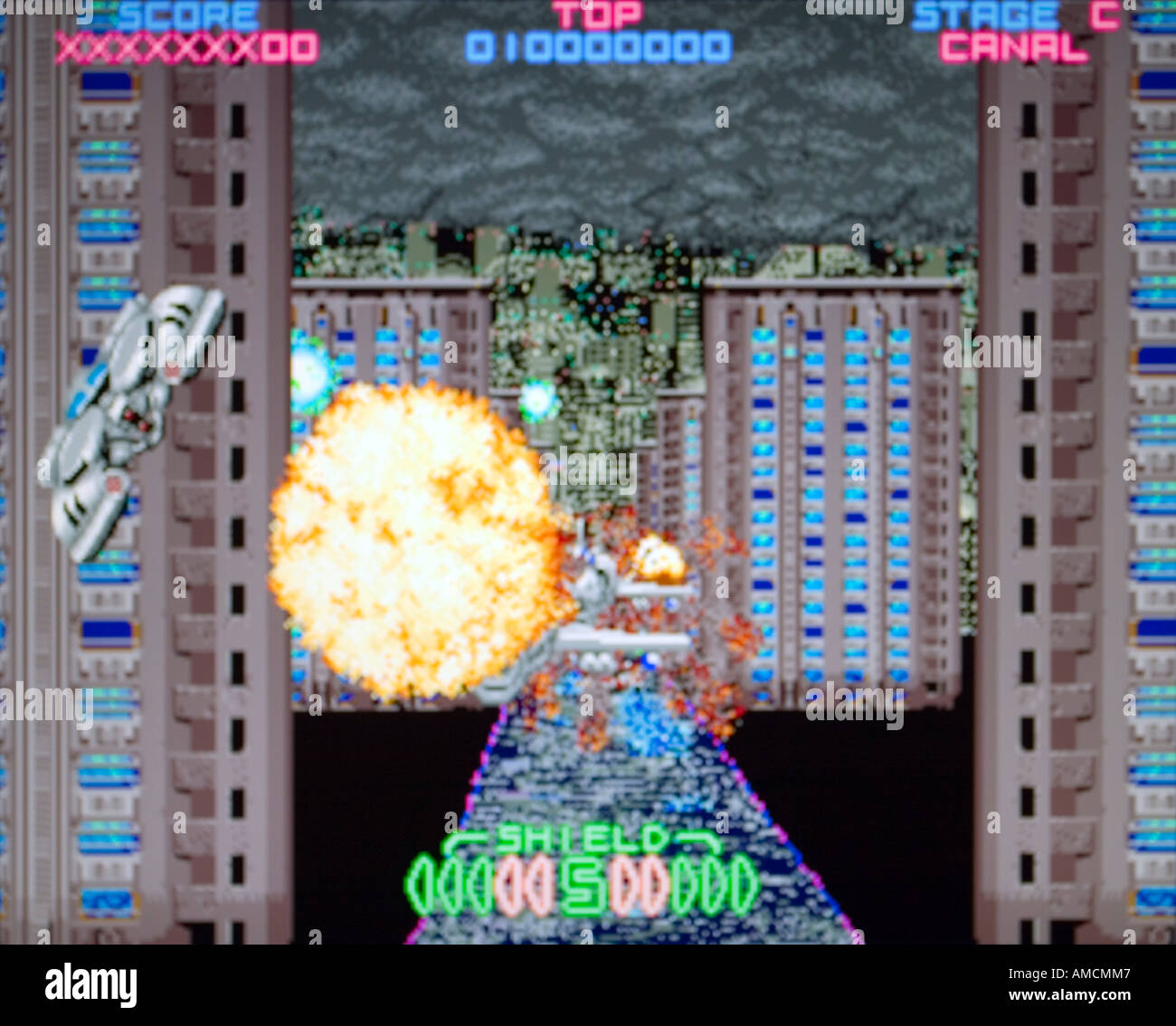 Night Striker Taito America 1989 vintage arcade videogame screenshot - EDITORIAL USE ONLY Stock ...