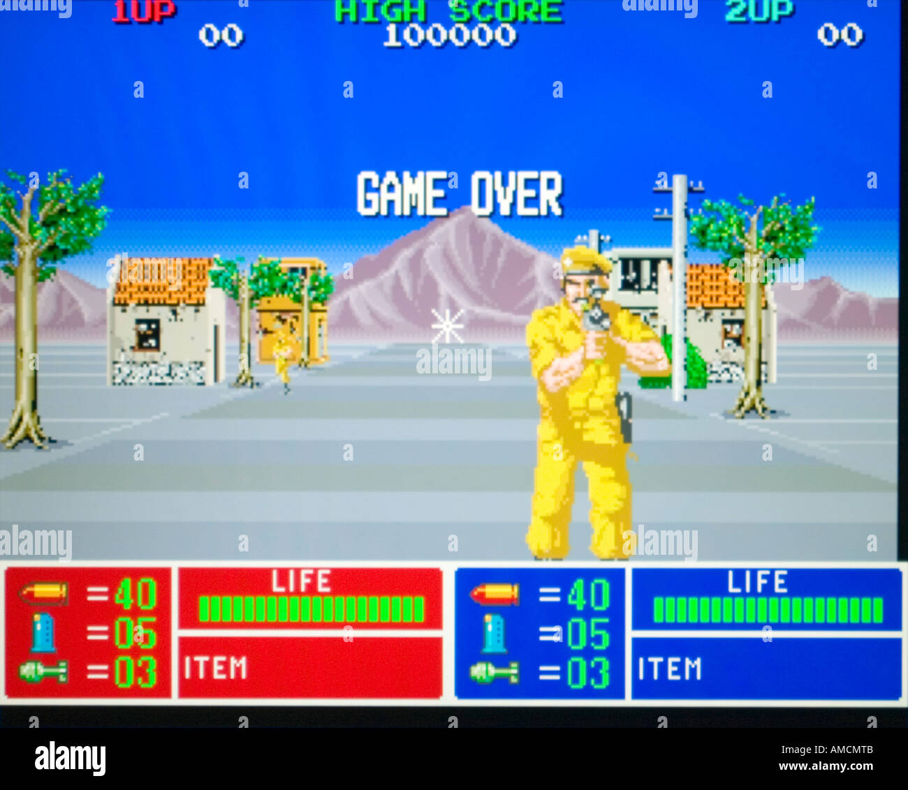 Operation Thunderbolt Taito Corp 1988 vintage arcade videogame ...