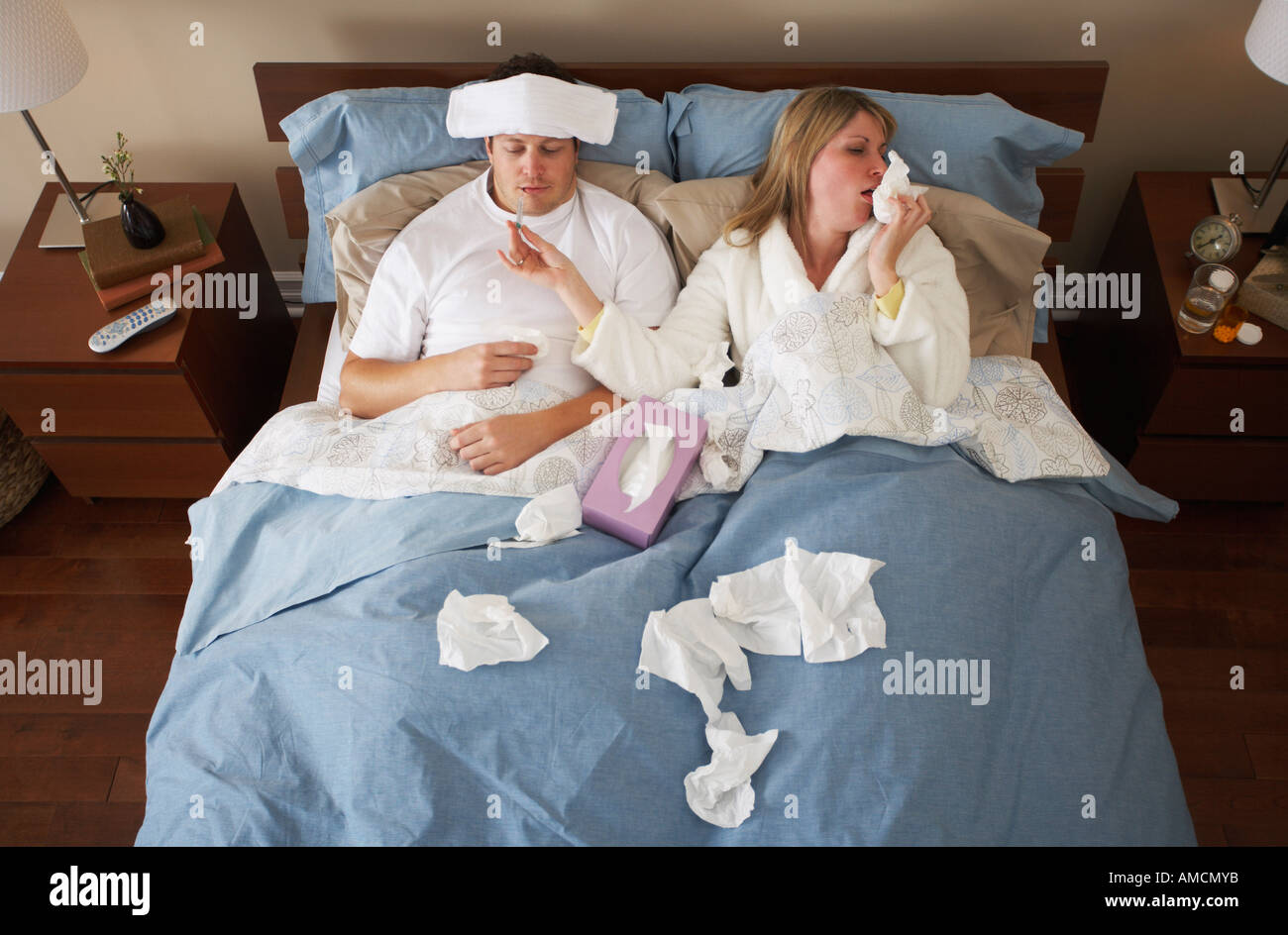 Sick man ice pack hi-res stock photography and images - Alamy