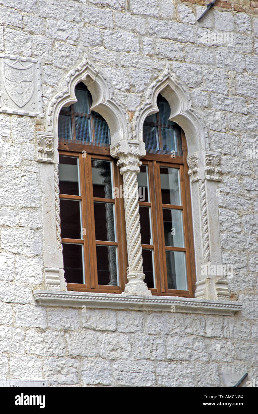 Roman influenced Palladian windows Stock Photo - Alamy
