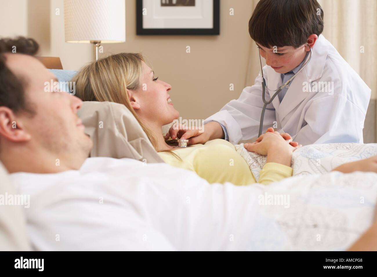 Father Son Playing Doctor High Resolution Stock Photography and Images ...